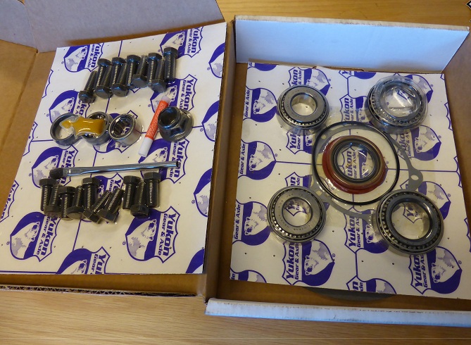 Lagersats + Shims till Ford 8" "TIMKEN LAGER" - Bakaxeldelar